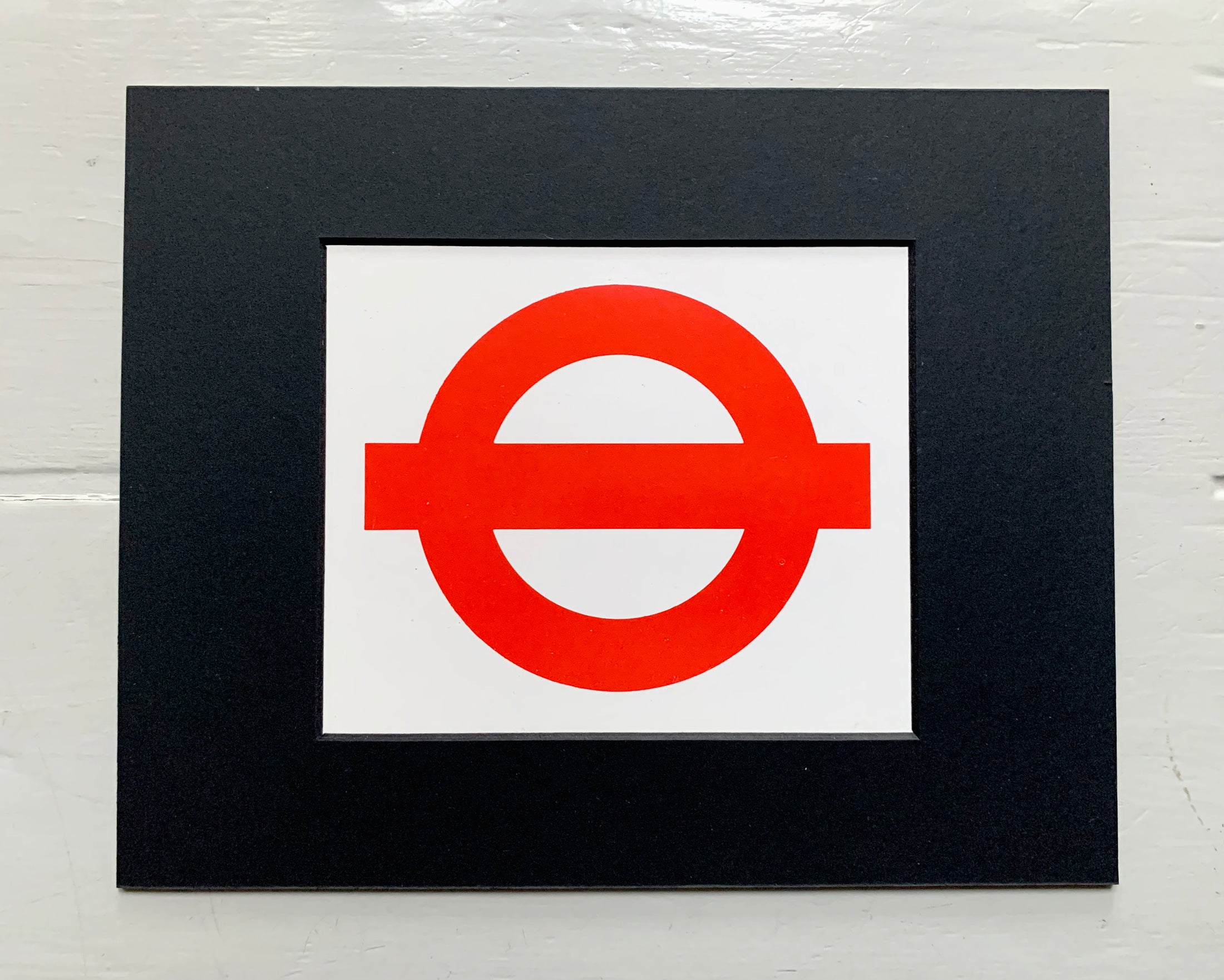 Genuine Vintage 'Central Line' Paper Roundel - 10x8in - Ready to Frame ...